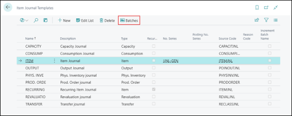 Use Edit in Excel on Output, Consumption, and Item Journals in ...